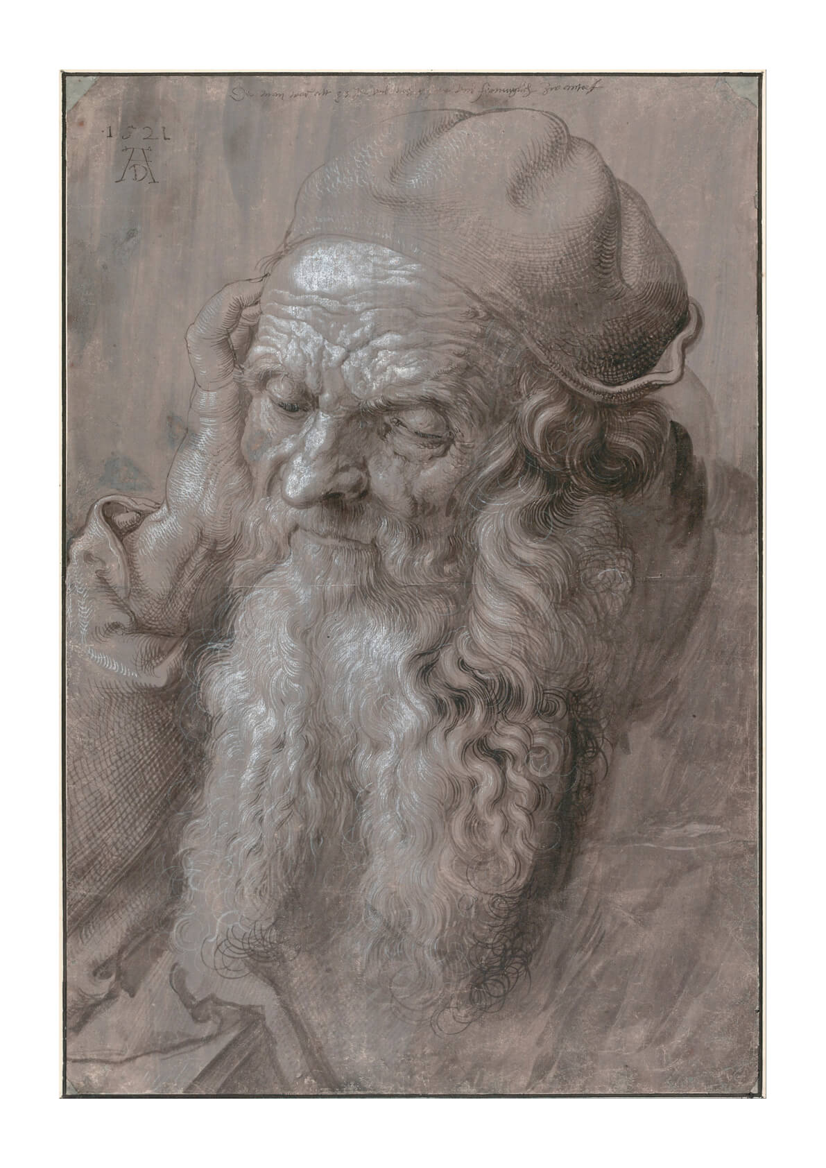 Albrecht Durer - Head of an Old Man — Spiffing Prints