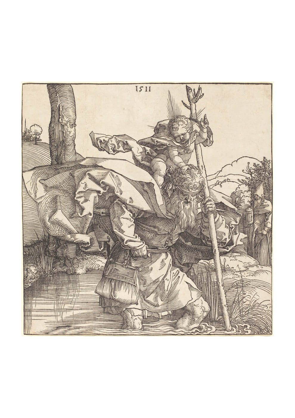 Albrecht Durer - Saint Christopher — Spiffing Prints