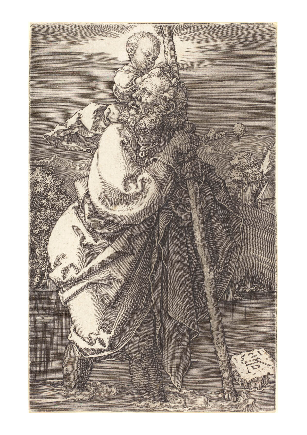 Albrecht Durer - Saint Christopher Facing Left — Spiffing Prints