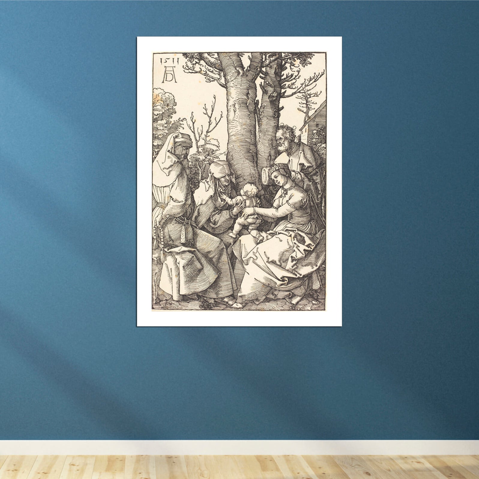 Albrecht Durer - The Holy Family with Joachim and Anne under a Tree ...