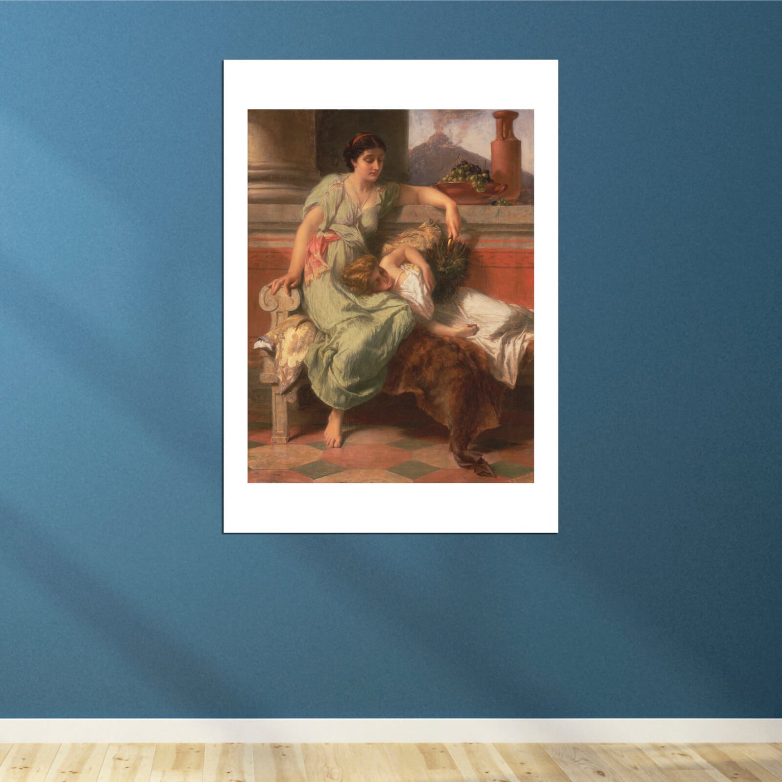 Alfred Elmore - Pompeii A.D. 79 — Spiffing Prints