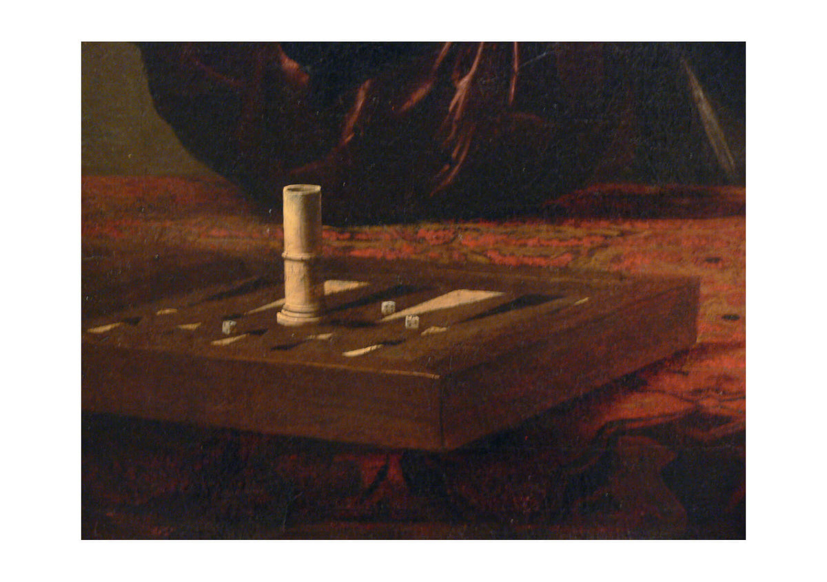 Caravaggio - Cardsharps Kimbell detail — Spiffing Prints