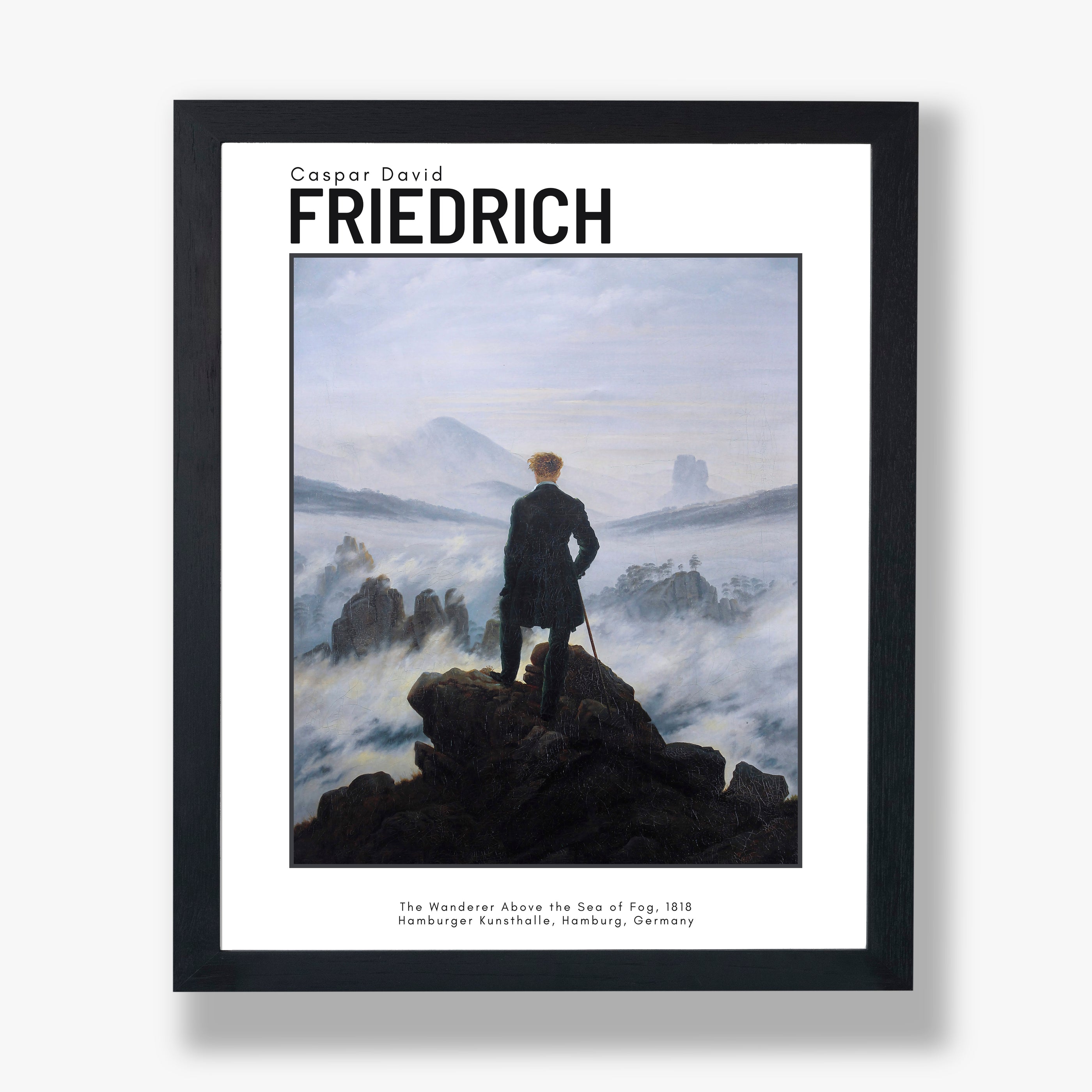 Caspar David Friedrich - The Wanderer Above the Sea of Fog — Spiffing ...