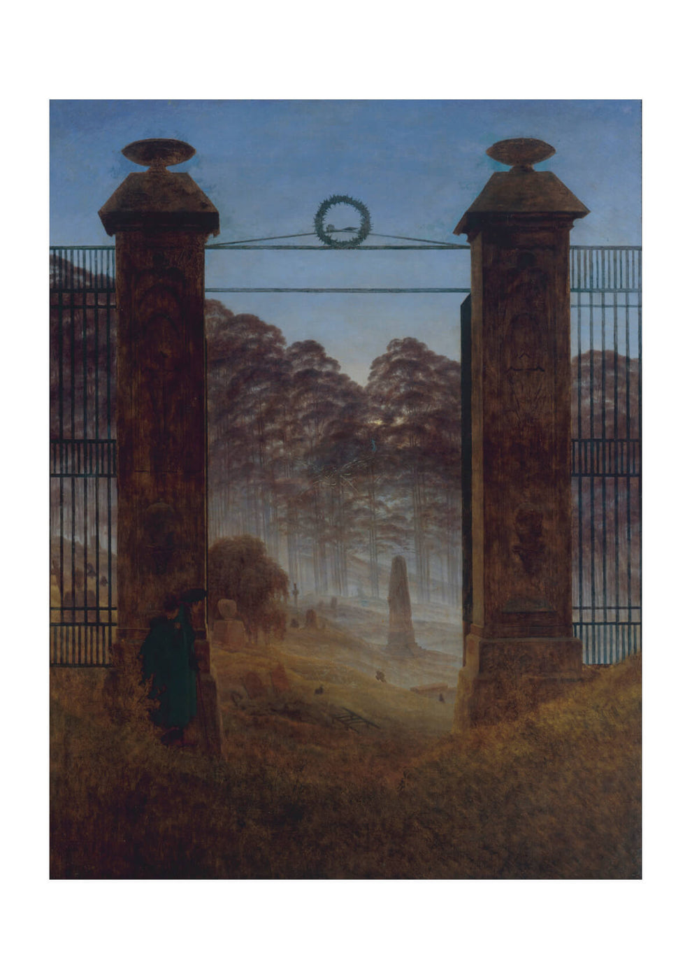 Caspar David Friedrich - The Cemetery — Spiffing Prints