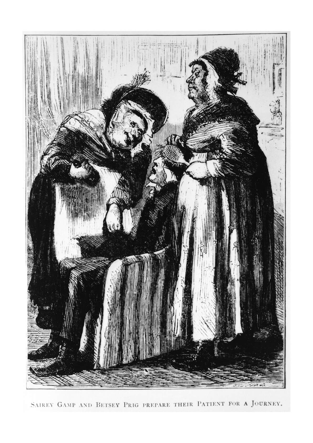 Charles Dickens - Sairey Gamp and Betsey Prig — Spiffing Prints