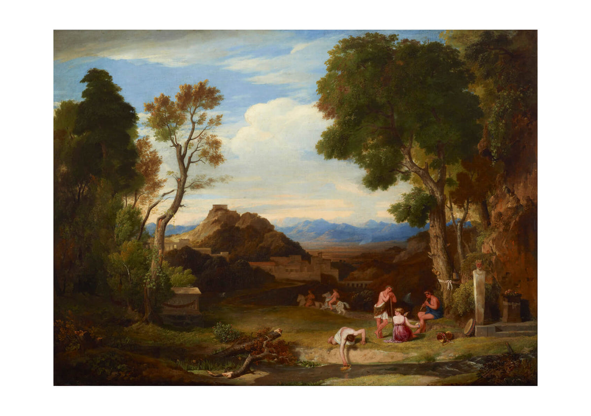 Charles Lock - Eastlake Classical landscape — Spiffing Prints