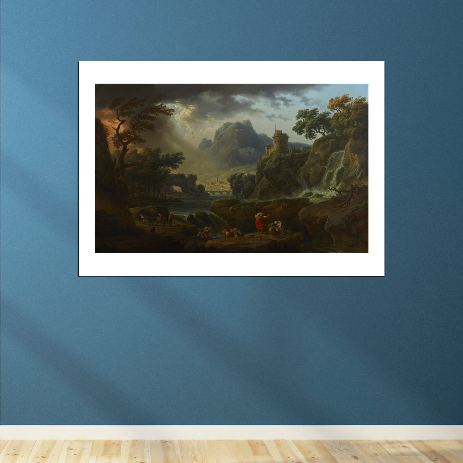 Claude Joseph Vernet - Mountain Landscape With Approaching Storm ...