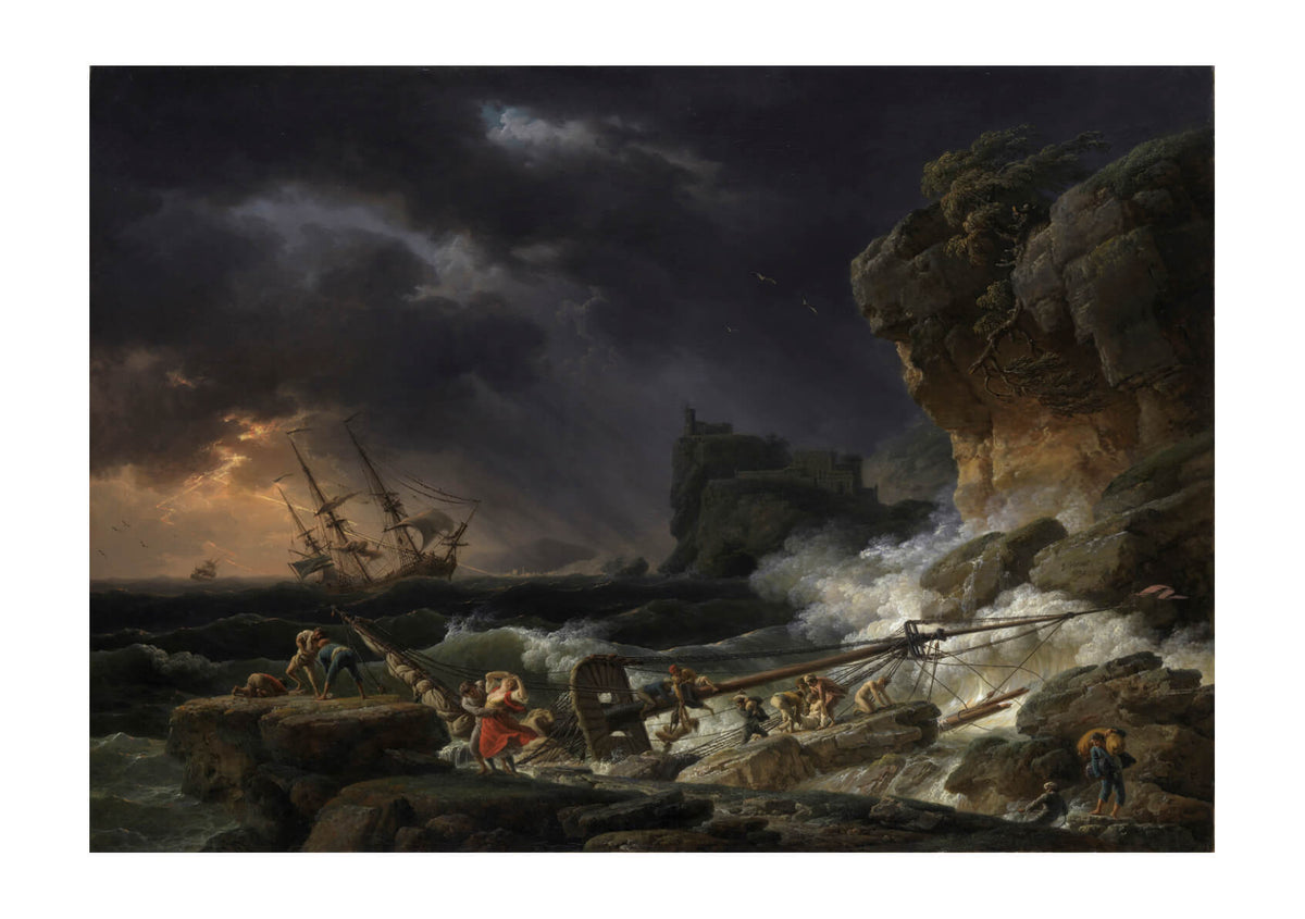 Claude Joseph Vernet - Storm — Spiffing Prints