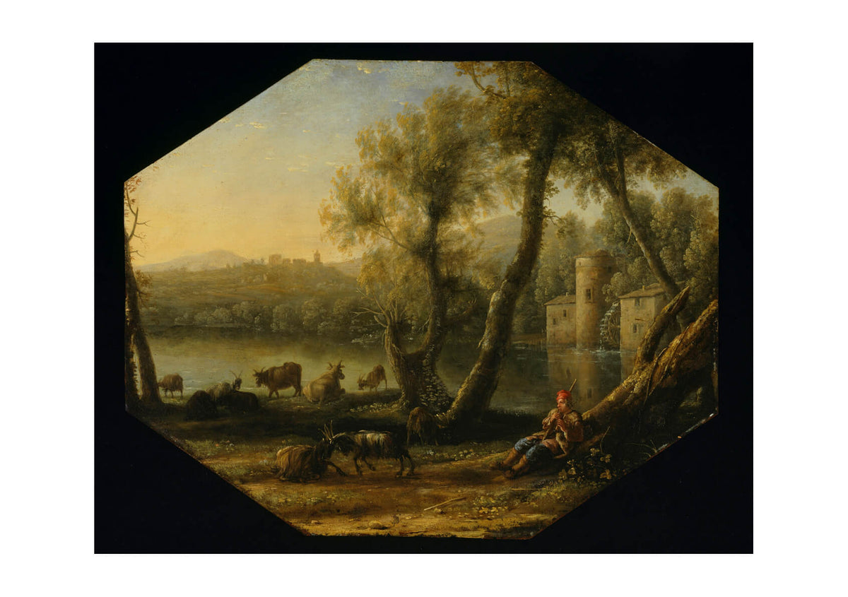 Claude Lorrain - Pastoral landscape — Spiffing Prints