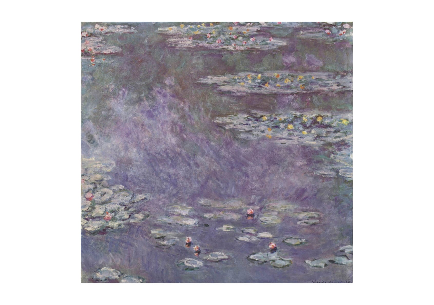 Claude Monet - Purple Lillies — Spiffing Prints