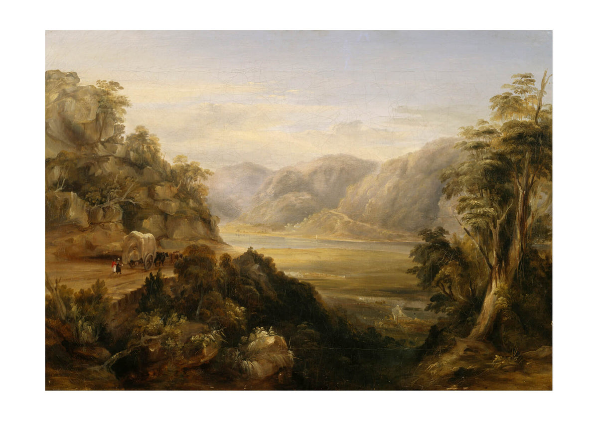 Conrad Martens - Wiseman's Ferry In 1838 — Spiffing Prints