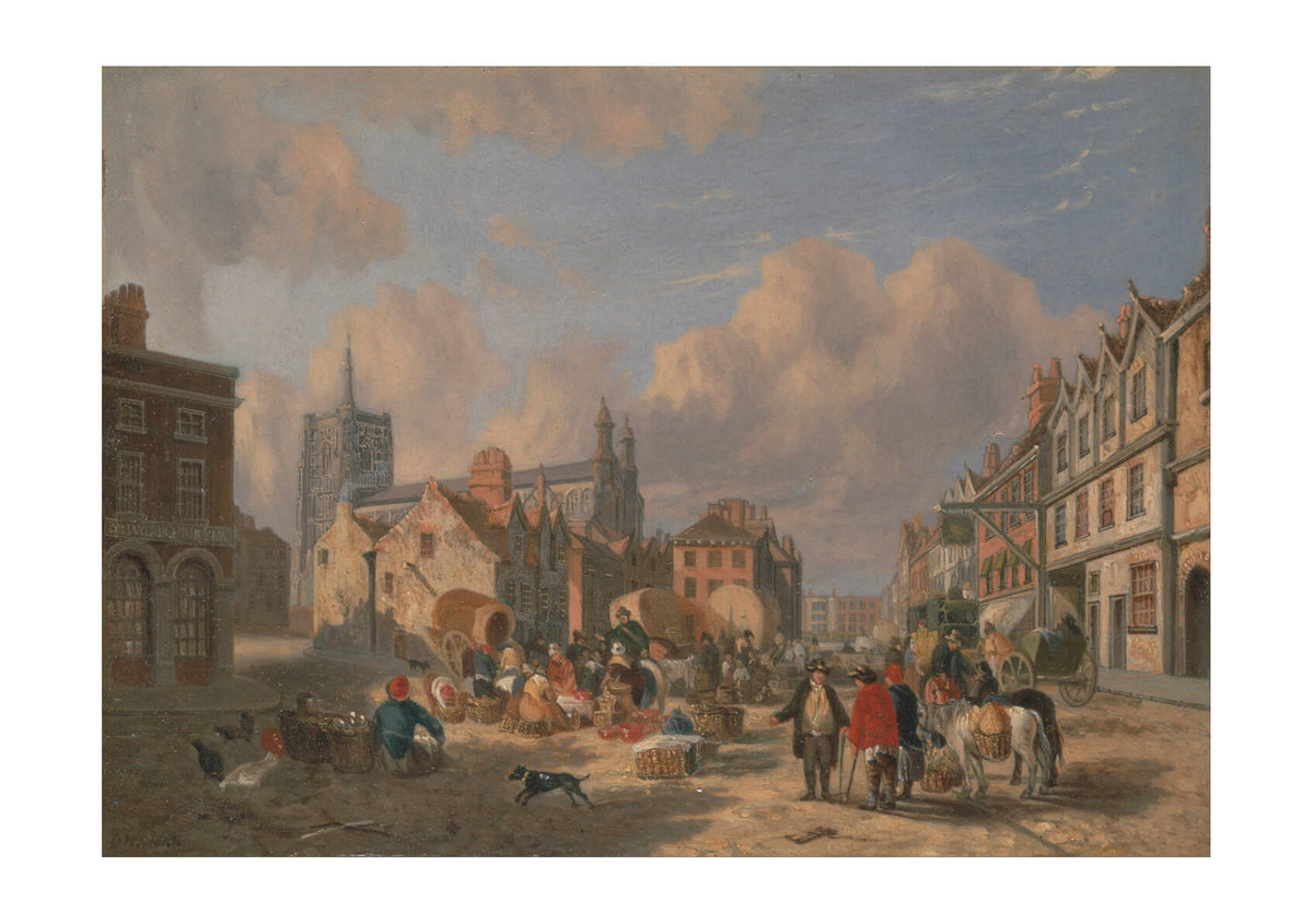 David Hodgson - The Haymarket Norwich — Spiffing Prints
