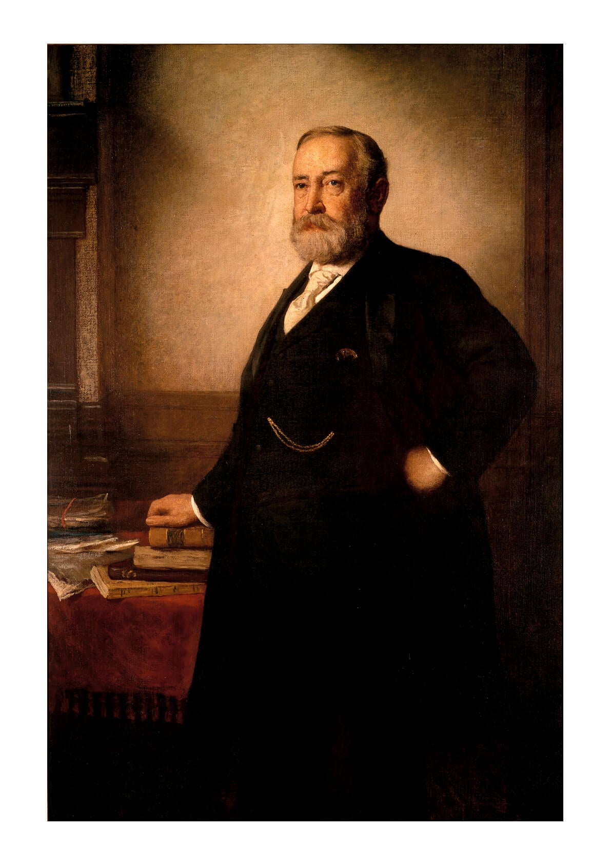 Eastman Johnson - Benjamin Harrison — Spiffing Prints