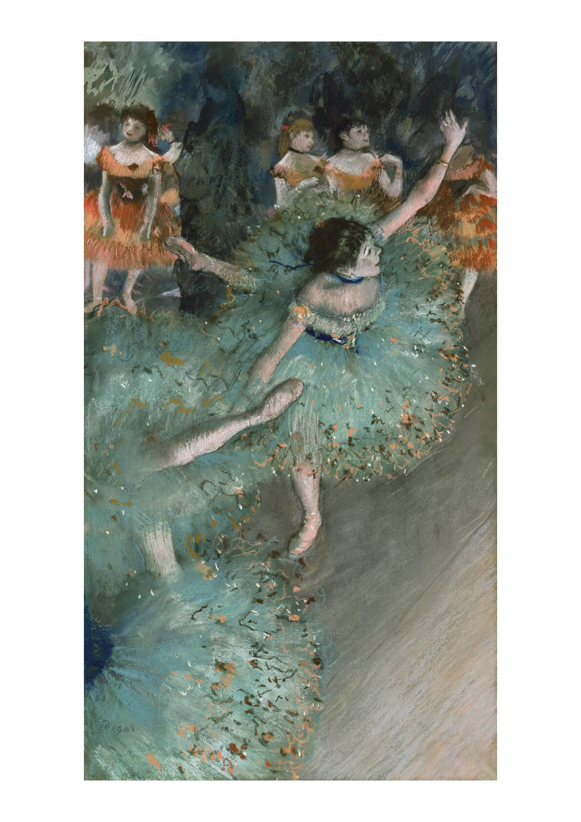 Edgar Degas - Dancers in Blue — Spiffing Prints