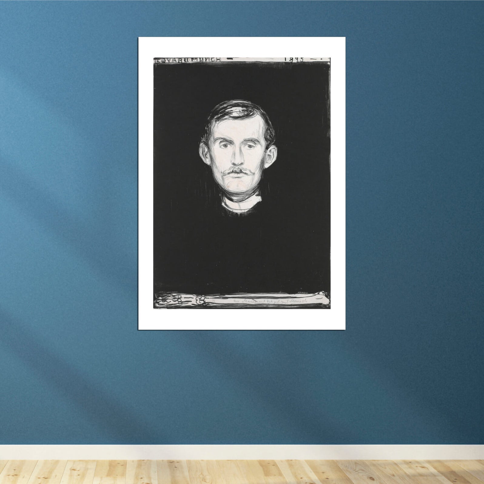 Edvard Munch - Self-Portrait with Skeleton Arm — Spiffing Prints