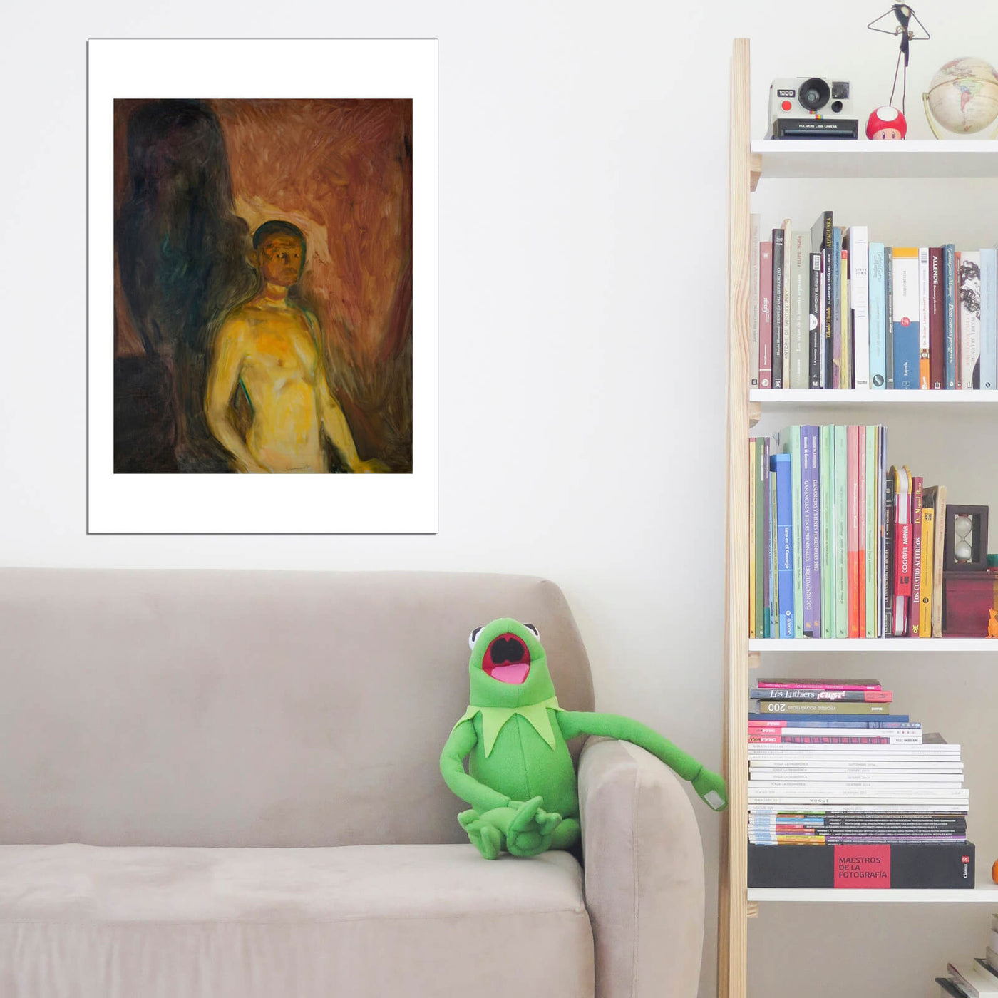 Edvard Munch - Self Portrait in Hell — Spiffing Prints