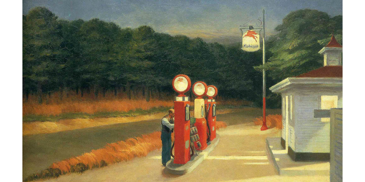 Edward Hopper - Gas — Spiffing Prints