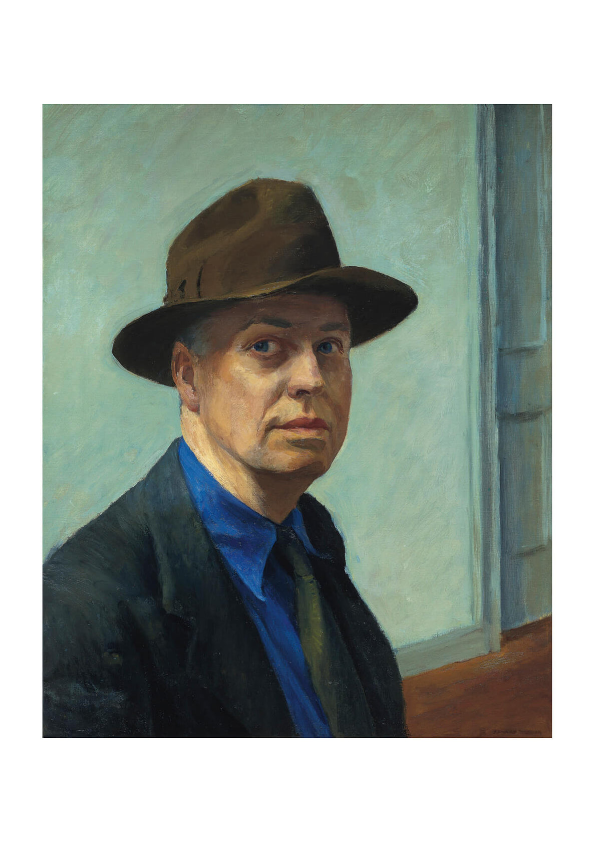 Edward Hopper - Self Portrait — Spiffing Prints