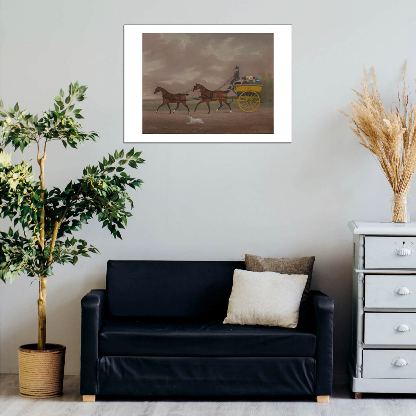 Edwin W Cooper Of Beccles - A Gentleman Driving Tandem — Spiffing Prints