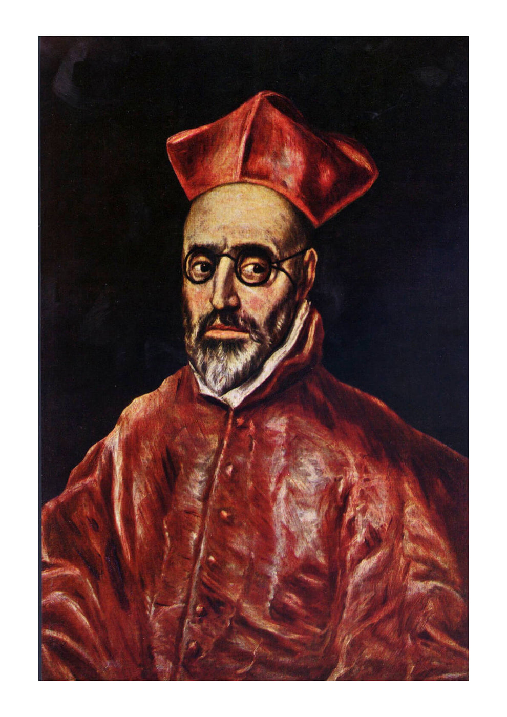 El Greco - Portrait in red — Spiffing Prints