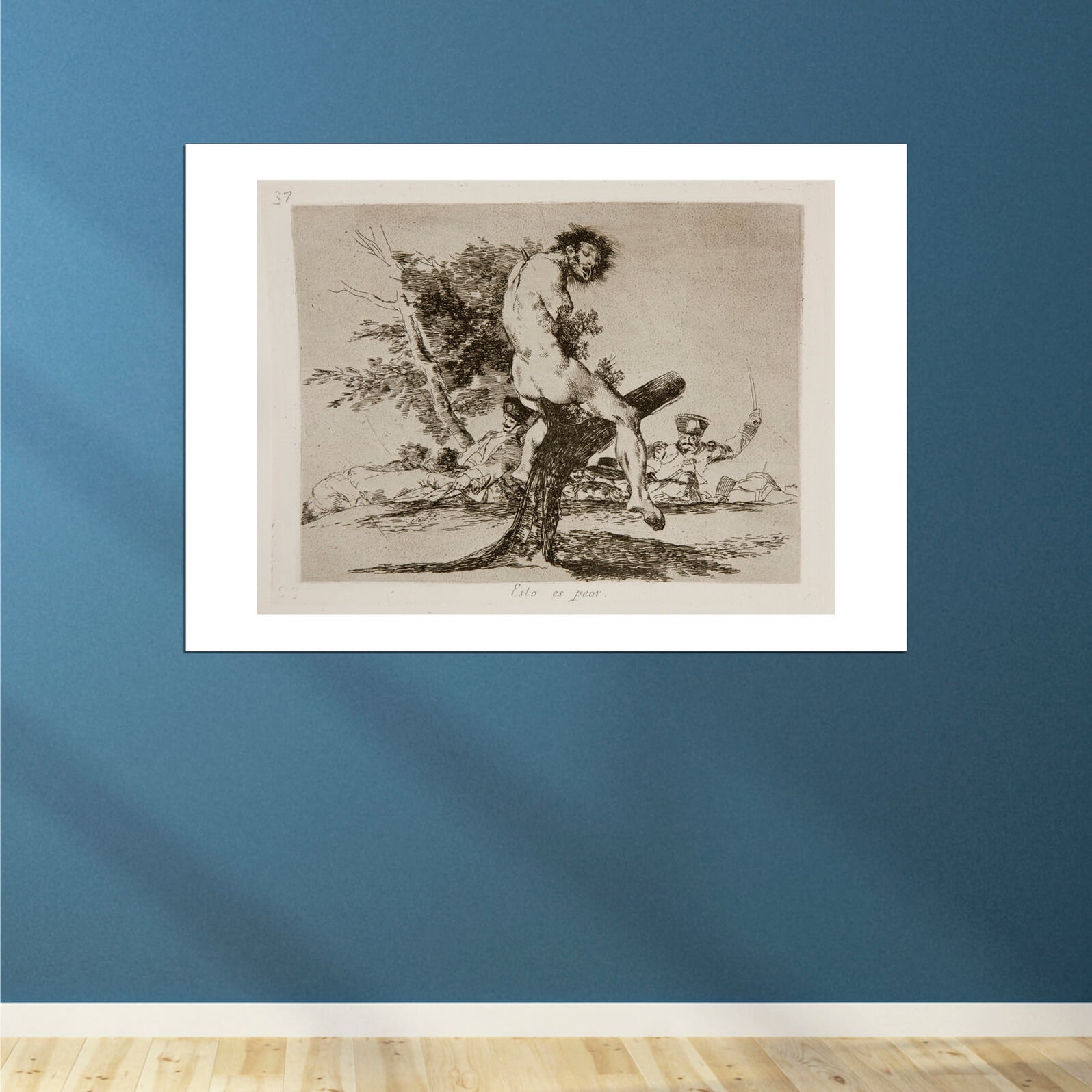 Francisco de Goya - Disasters of War Left in a Tree — Spiffing Prints