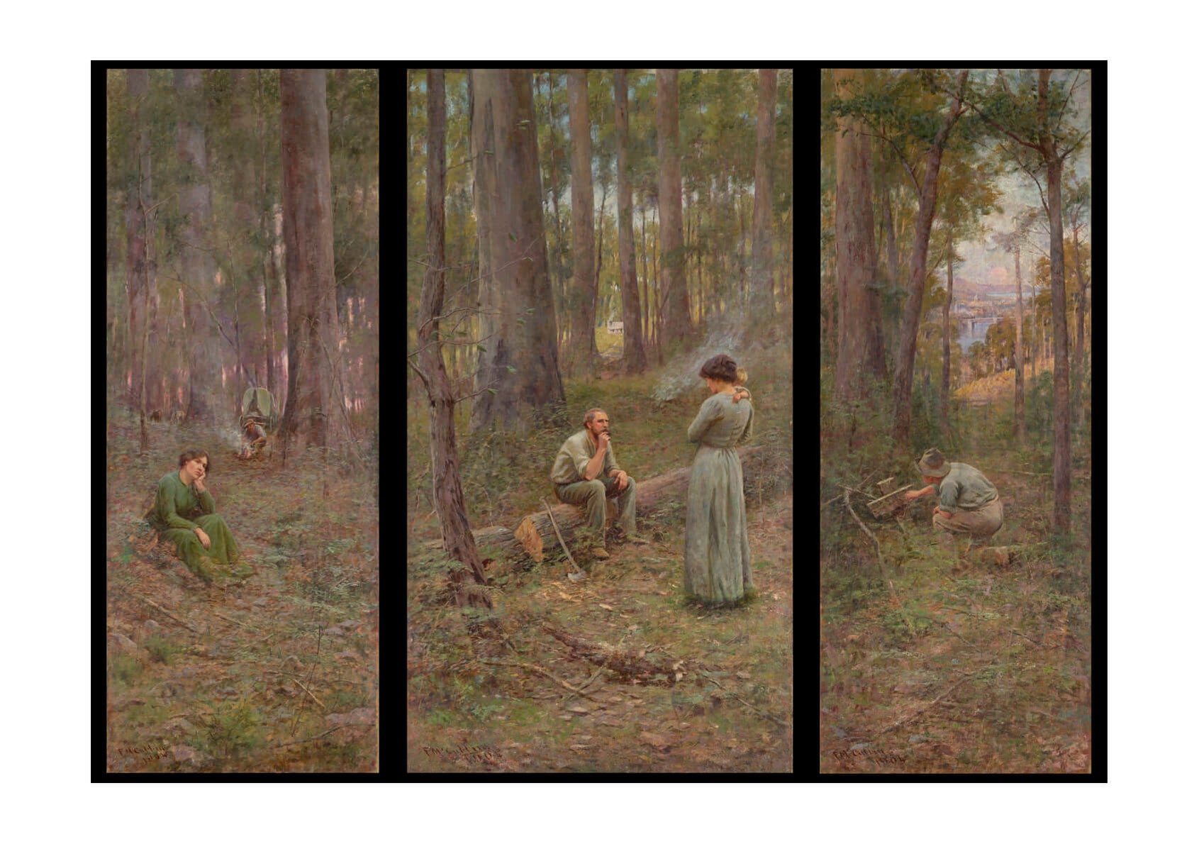 Frederick McCubbin The pioneer — Spiffing Prints