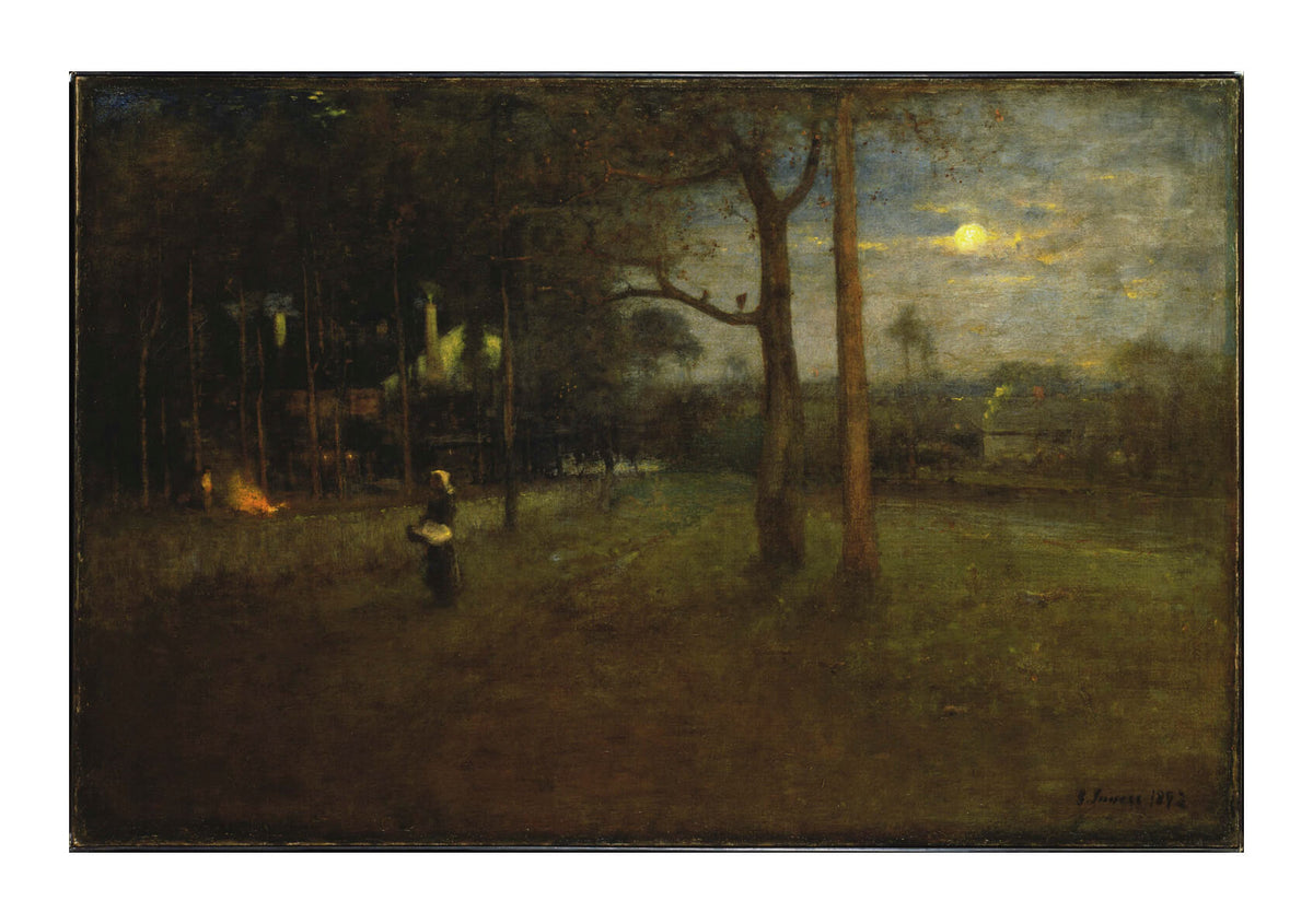 George Inness - Moonlight Tarpon Springs — Spiffing Prints