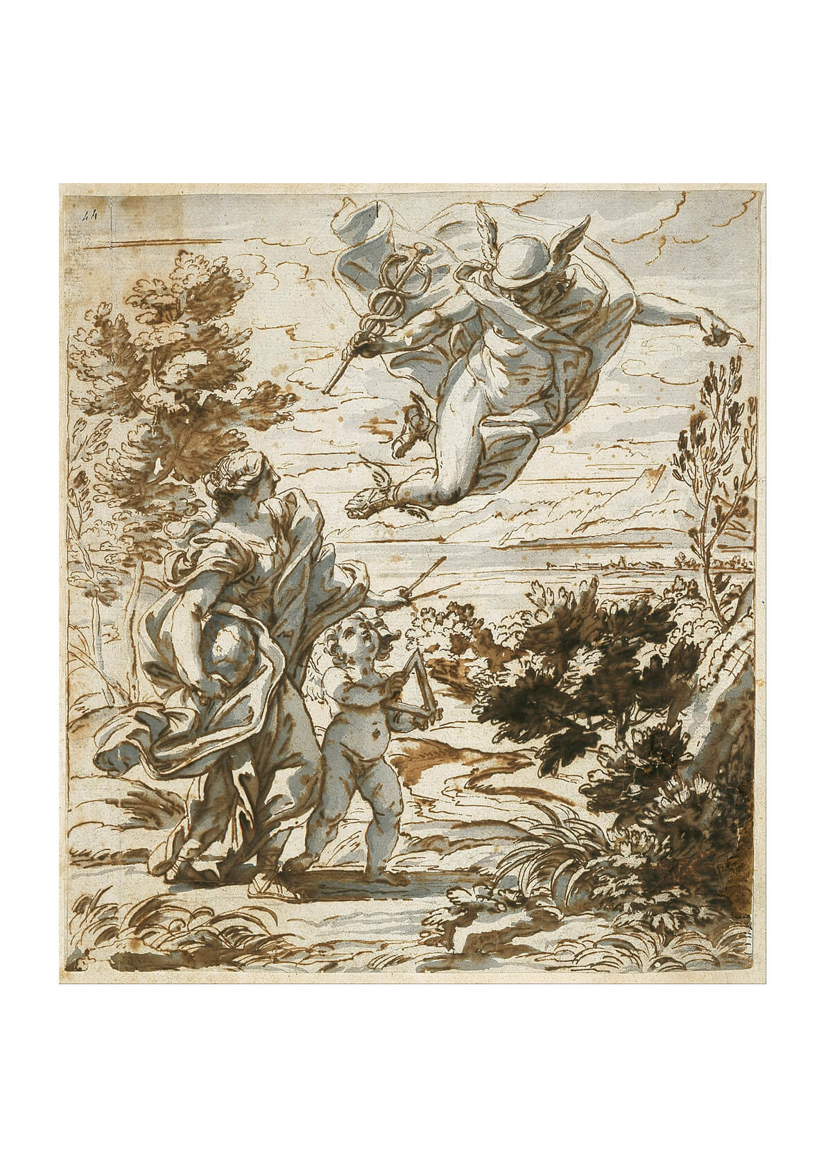 Giovanni Battista - Gaulli called Baciccio Mercury Leading Geography ...