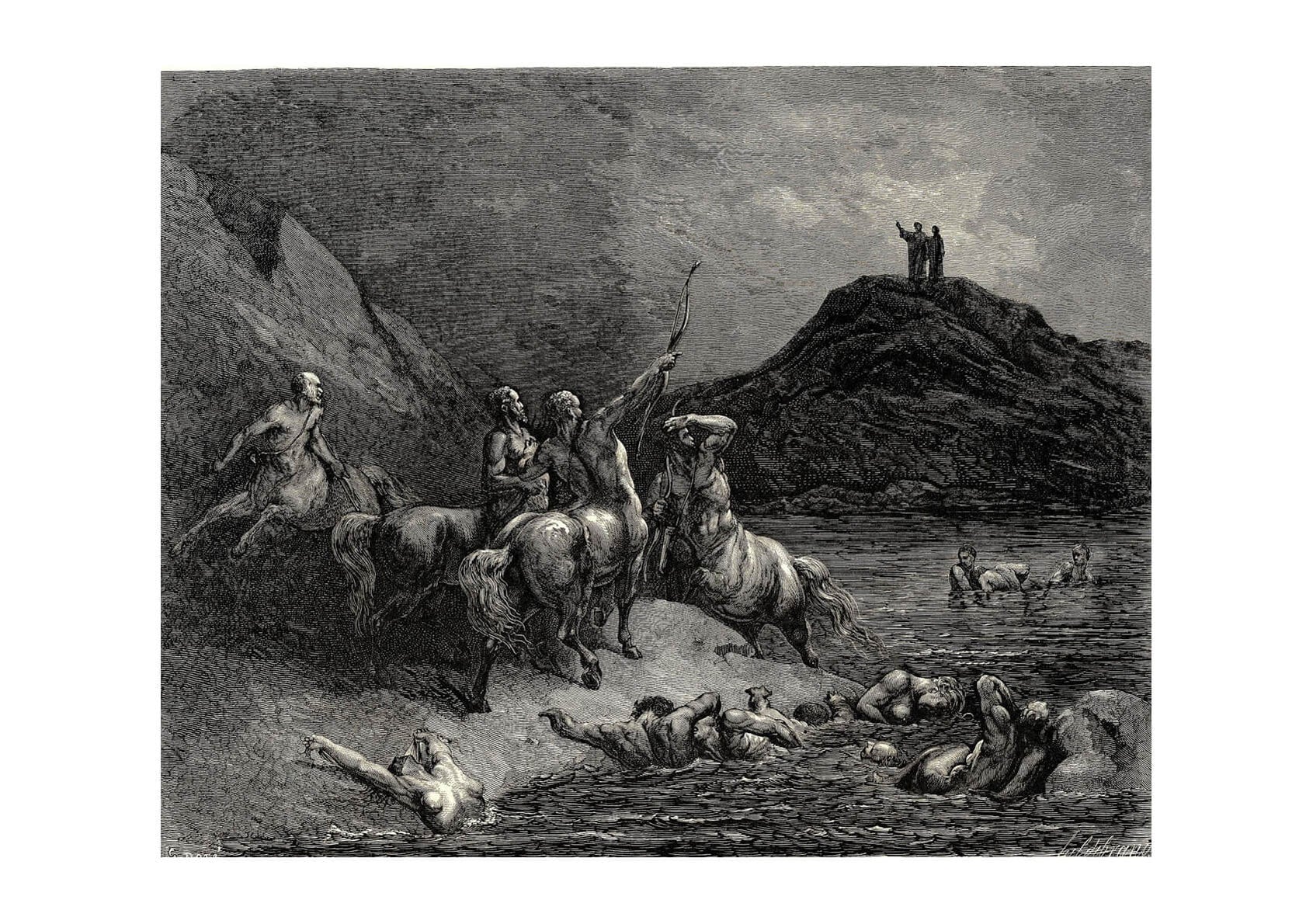 Gustave Doré - Dante's Inferno - Canto 12-1 — Spiffing Prints