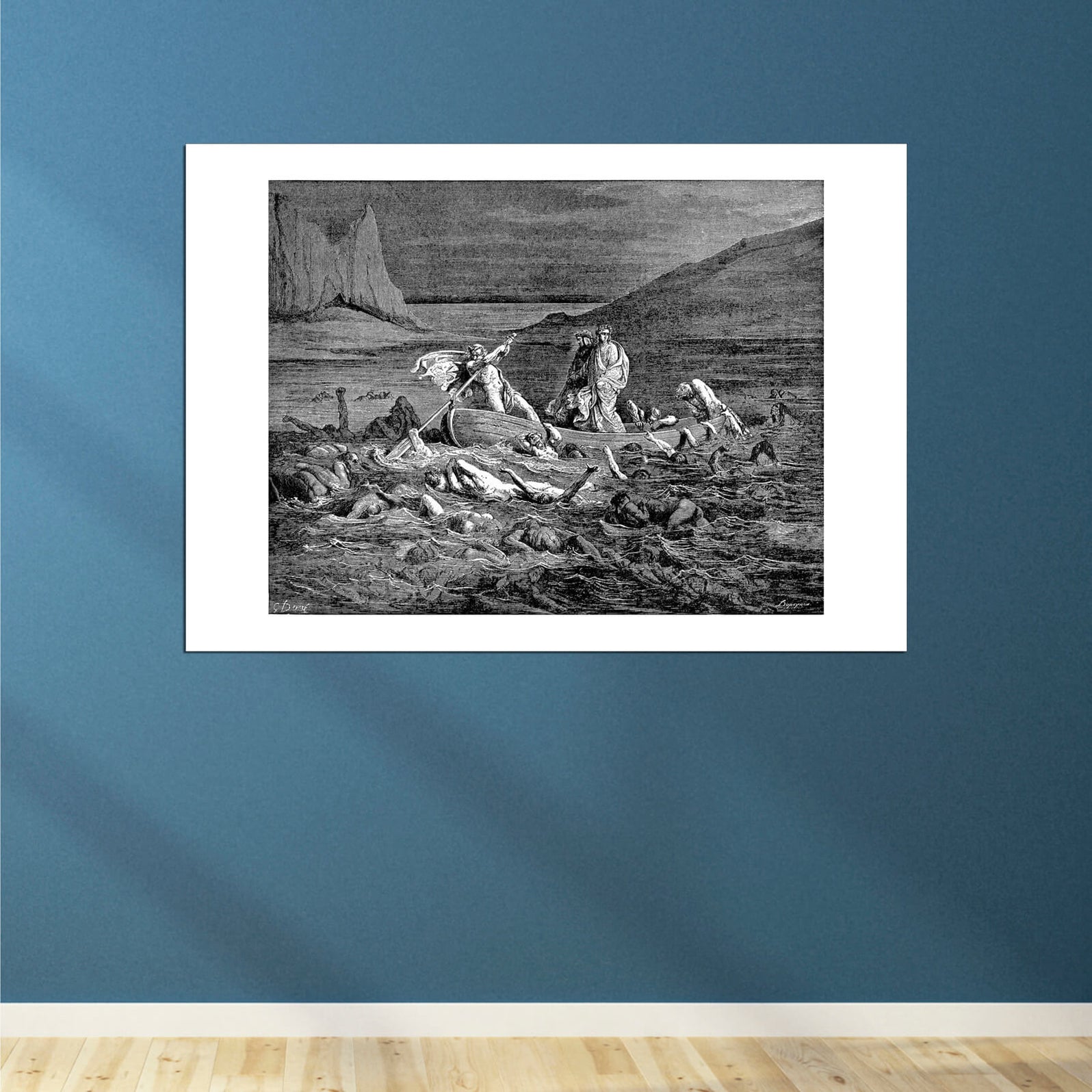 Gustave Doré - Dante's Inferno - Ferry Across The Styx — Spiffing Prints