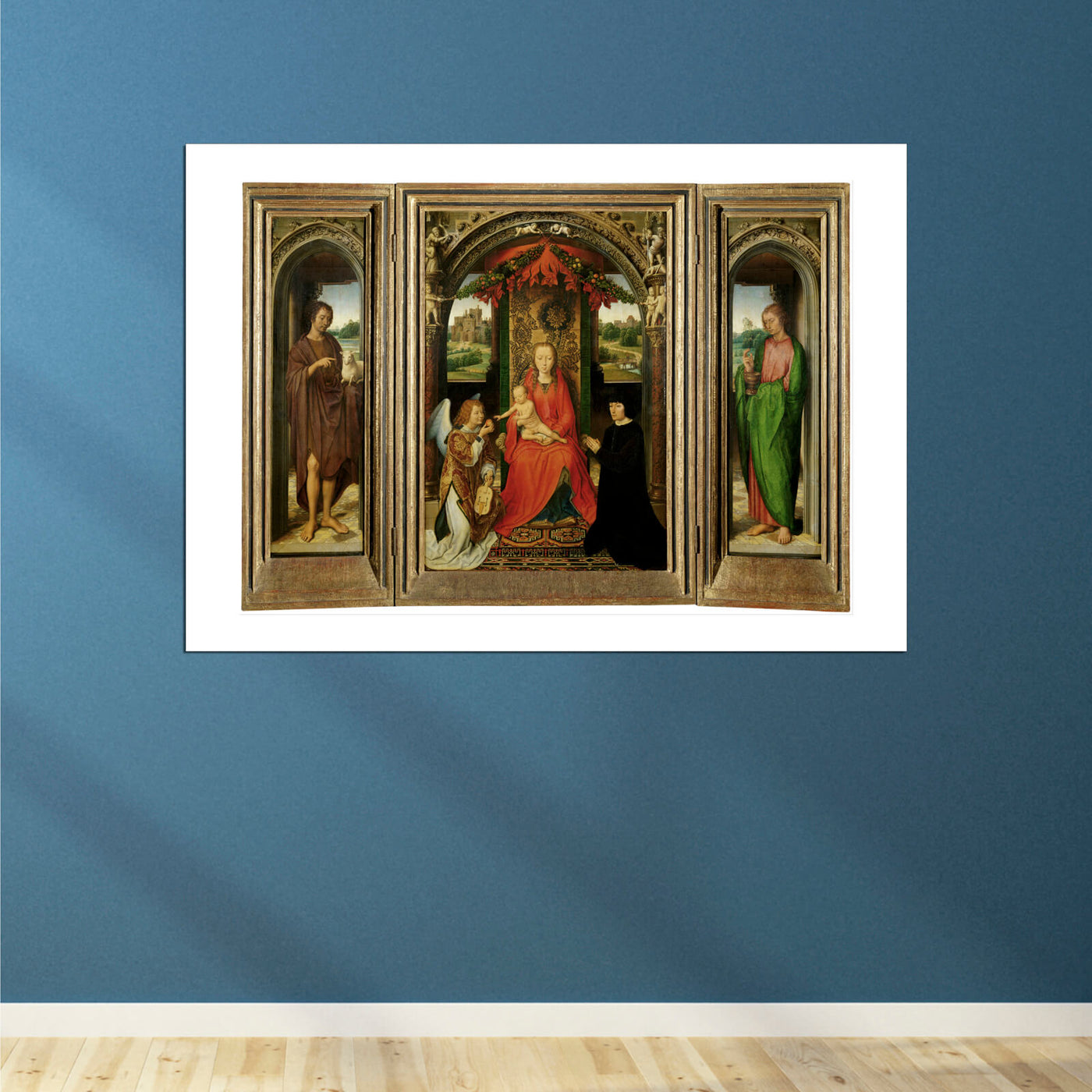 Hans Memling - Small Triptych Of St. John The Baptist — Spiffing Prints