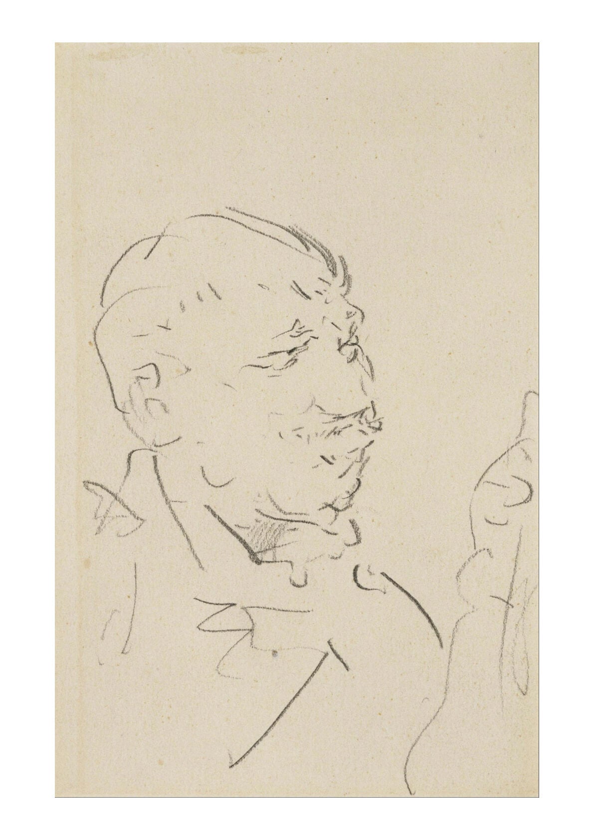 Henri Toulouse Lautrec - Head of a Man — Spiffing Prints