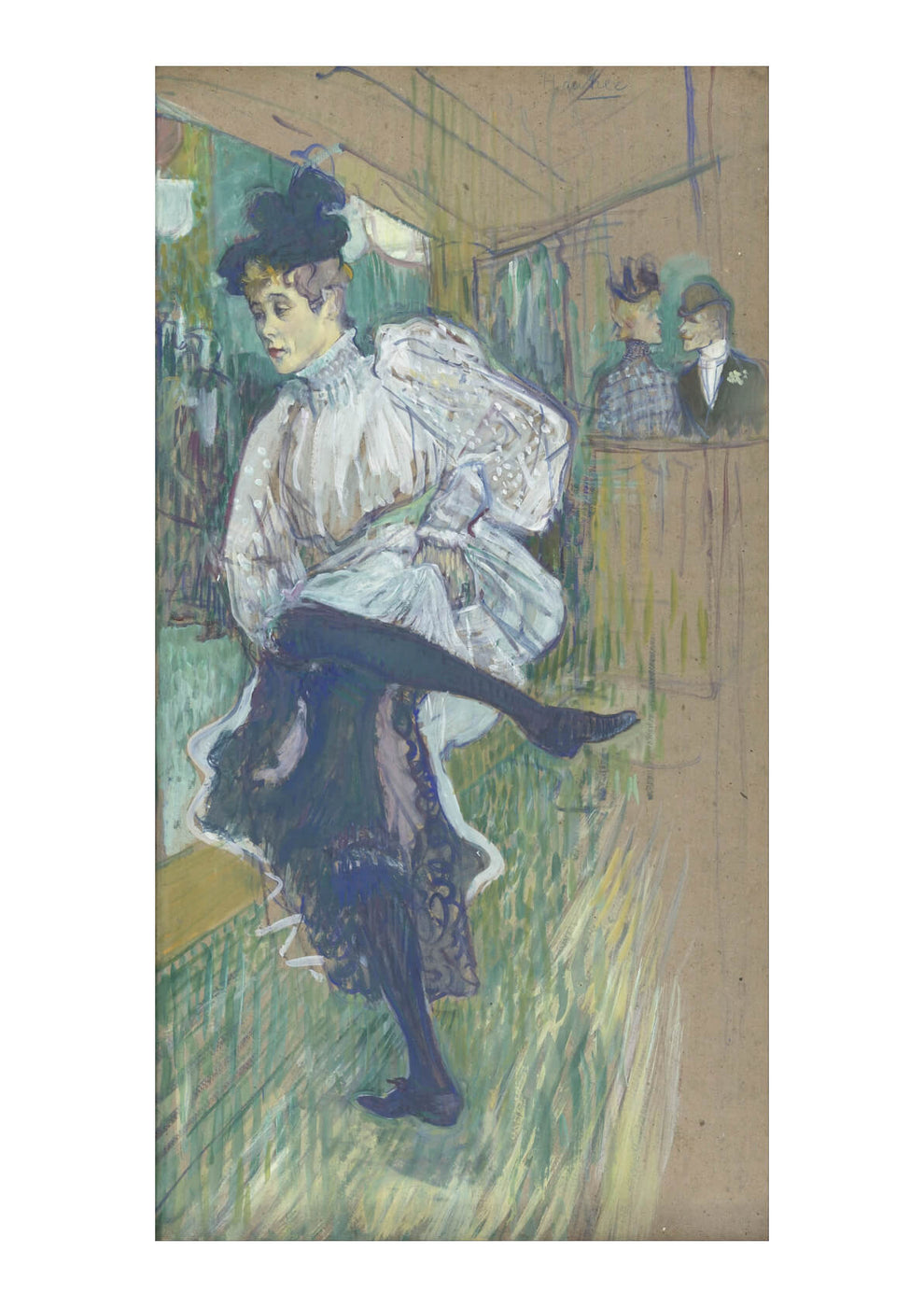 Henri Toulouse Lautrec - Jane Avril Dancing — Spiffing Prints