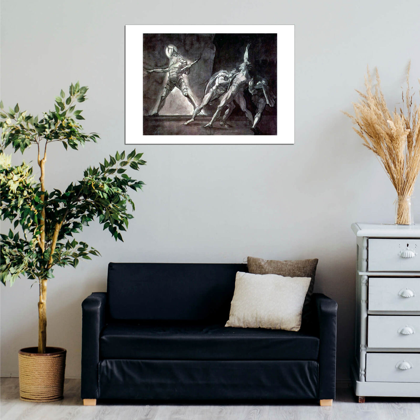 Henry Fuseli - Hamlet and his father's Ghost — Spiffing Prints