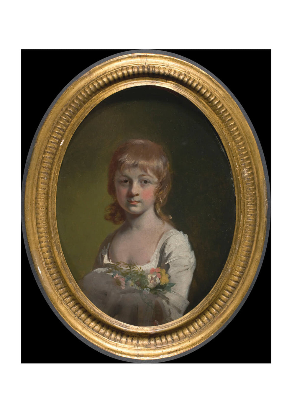 Henry Walton - Girl With A Bouquet Of Flowers — Spiffing Prints