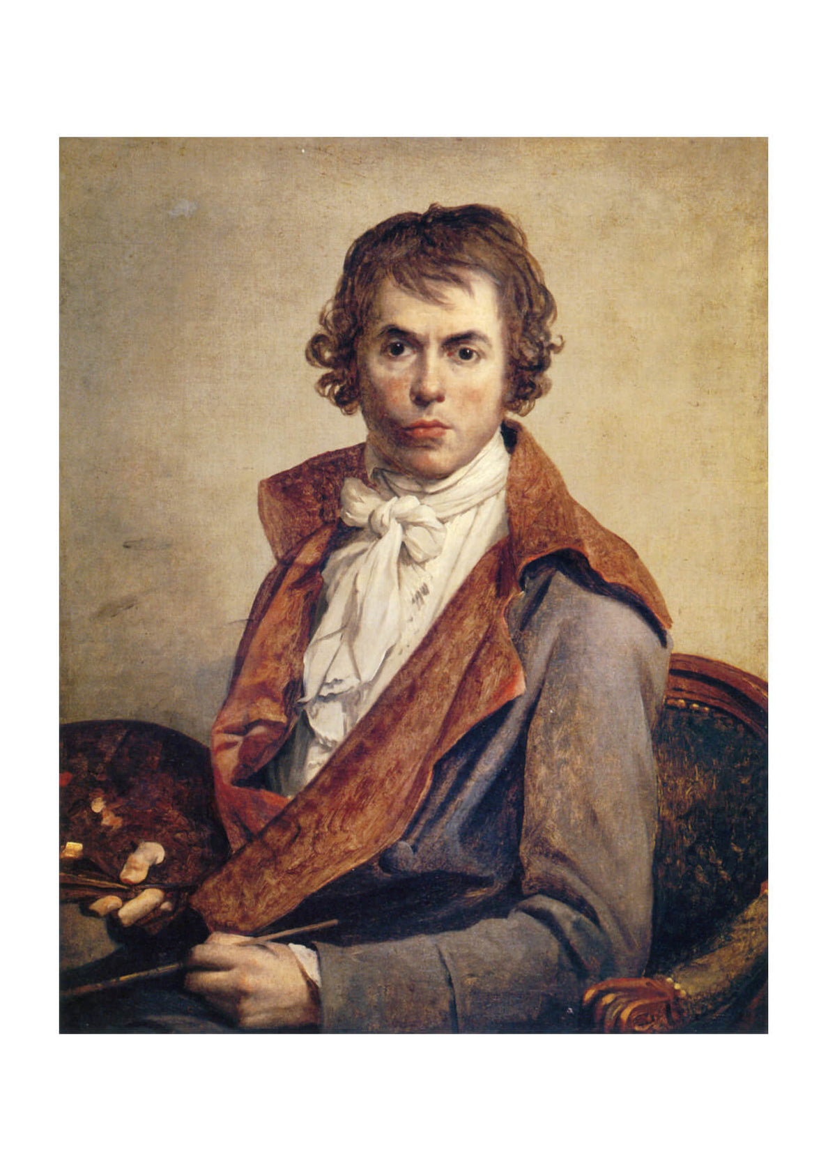 Jacques Louis David - Self portrait by Jacques-Louis David — Spiffing ...