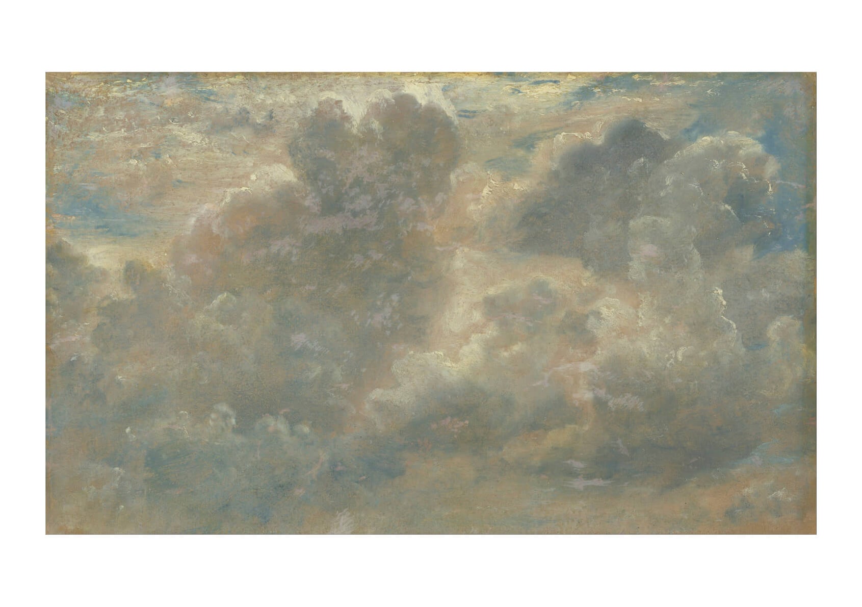 John Constable - Cloud Study dens clouds — Spiffing Prints