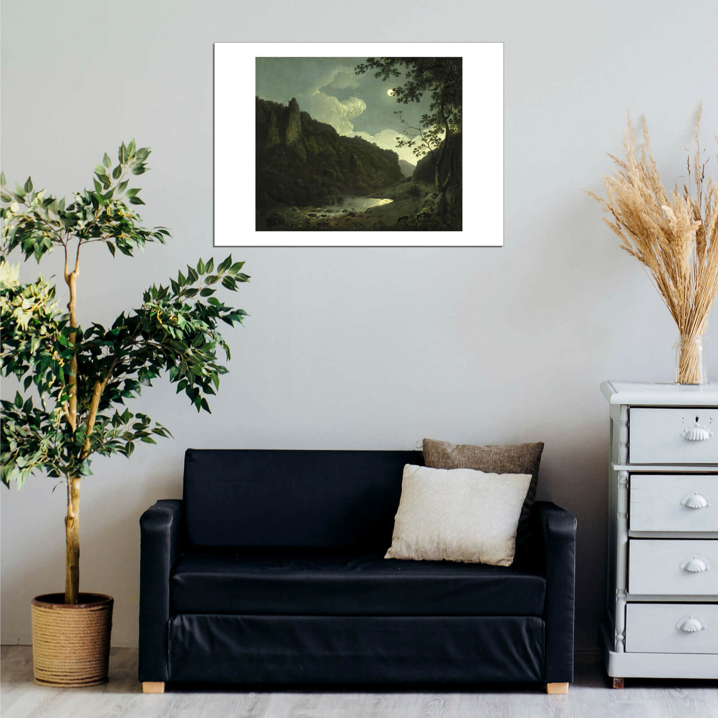 Joseph Wright - Dovedale by Moonlight — Spiffing Prints