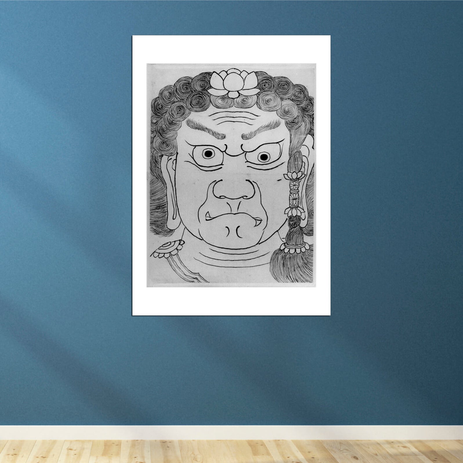 Katsushika Hokusai - Face — Spiffing Prints