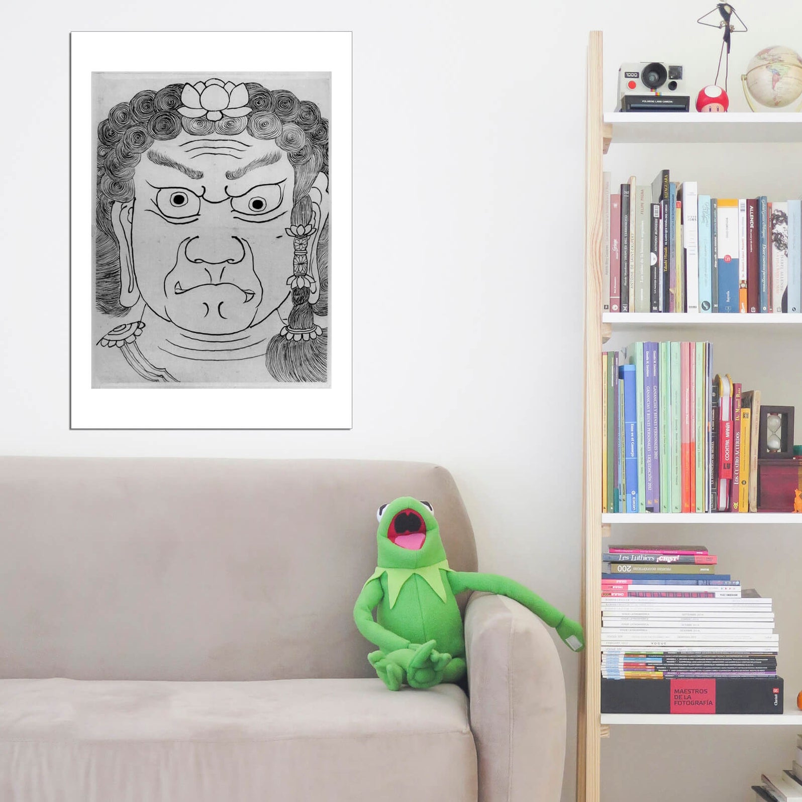 Katsushika Hokusai - Face — Spiffing Prints