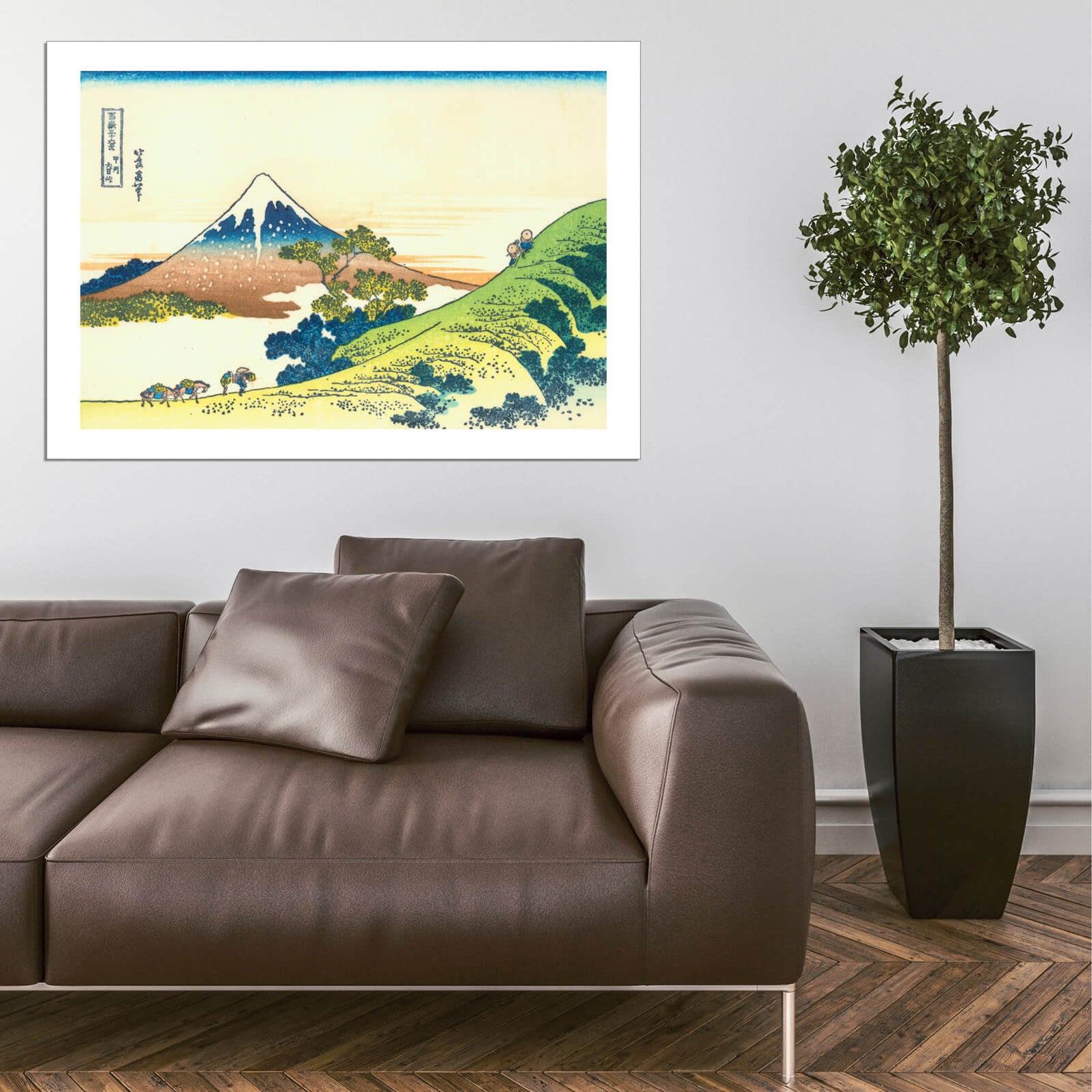 Katsushika Hokusai - Inume Pass — Spiffing Prints