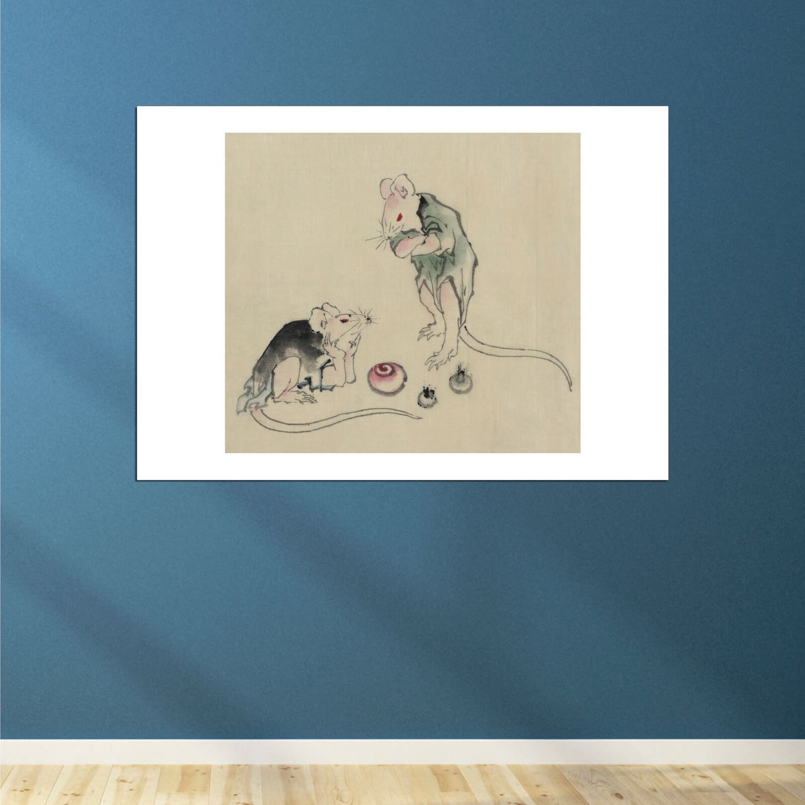 Katsushika Hokusai - Mice in council — Spiffing Prints