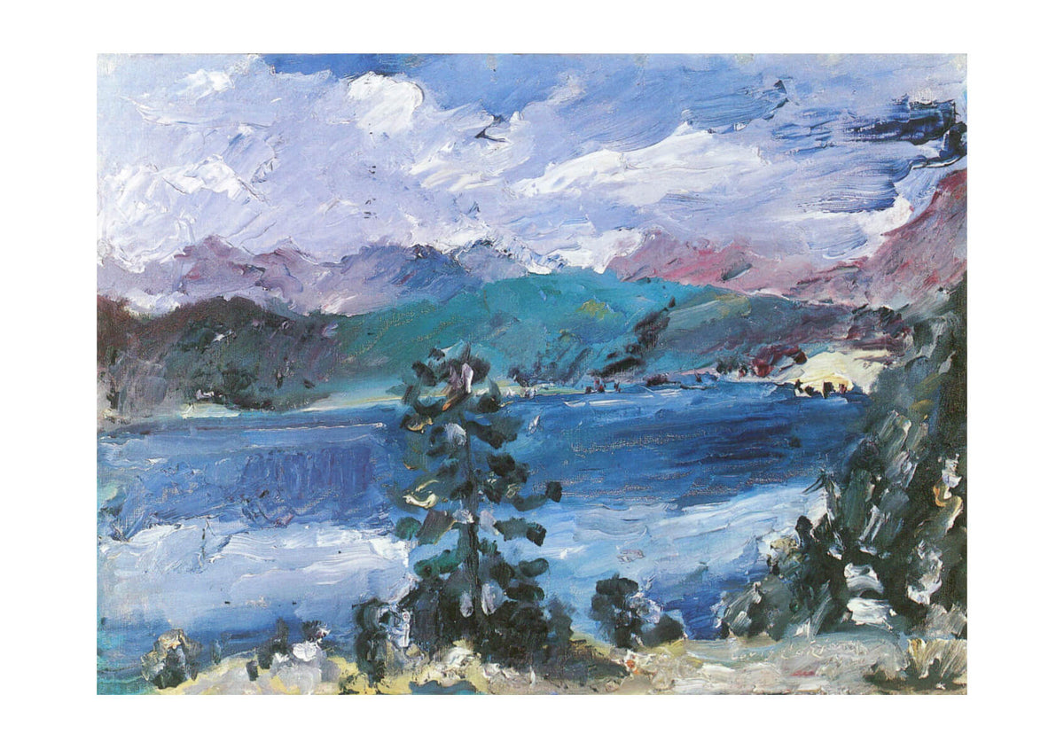 Lovis Corinth - Blue Landscape-2 — Spiffing Prints