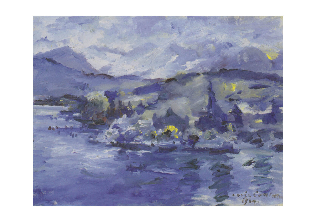 Lovis Corinth - Blue Landscape — Spiffing Prints