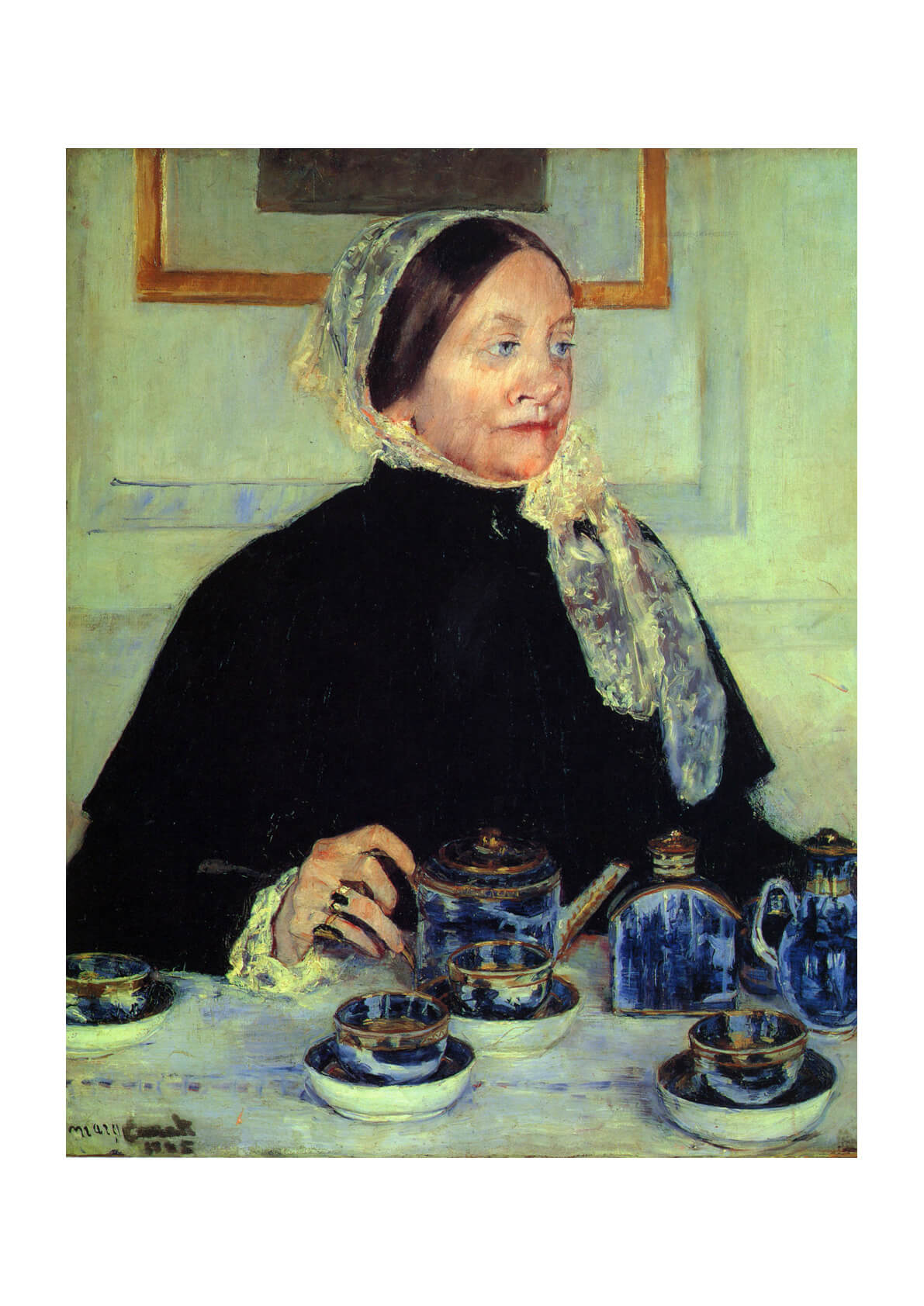 Mary Cassatt - Lady at the Tea Table — Spiffing Prints
