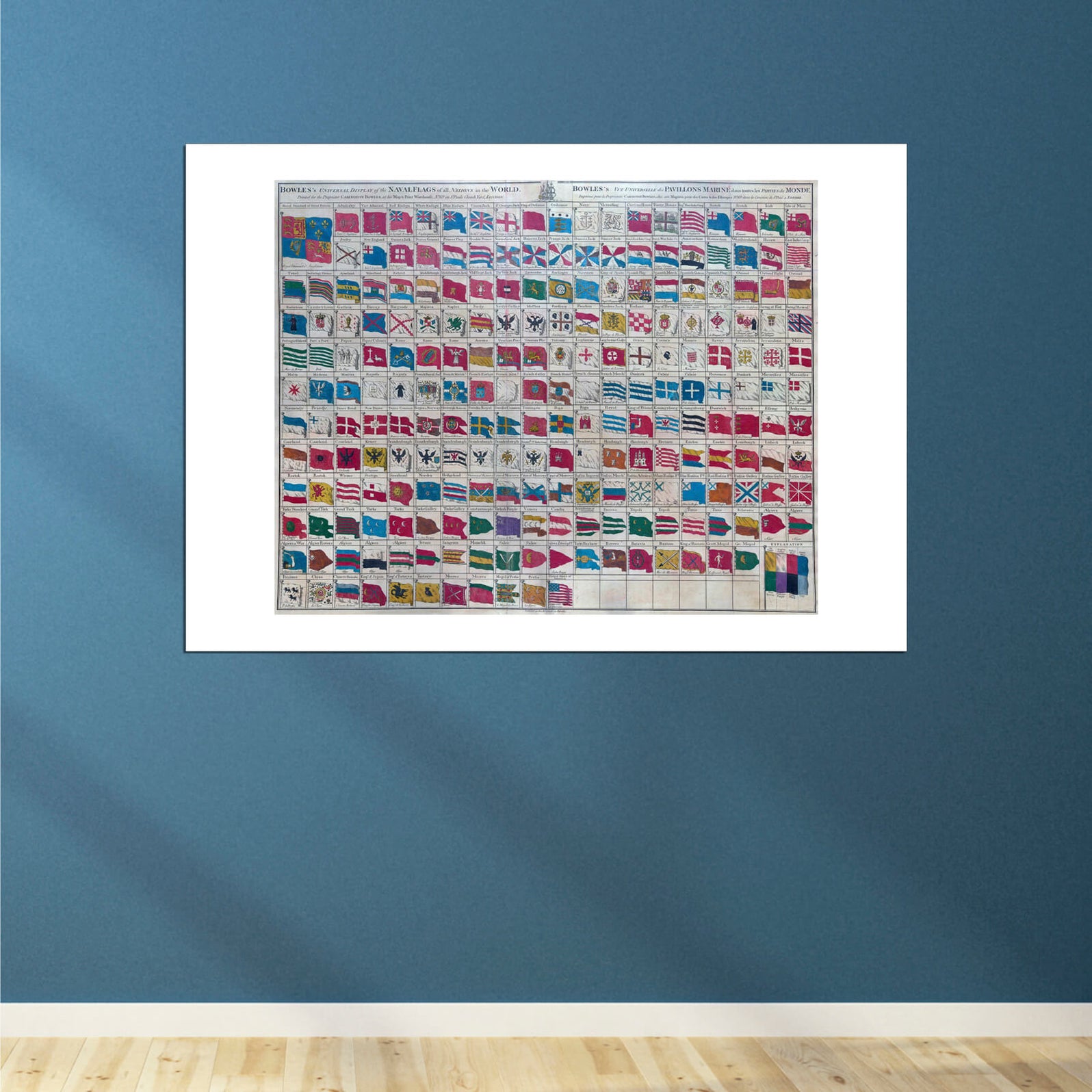 Naval Flags of the World 1783 — Spiffing Prints