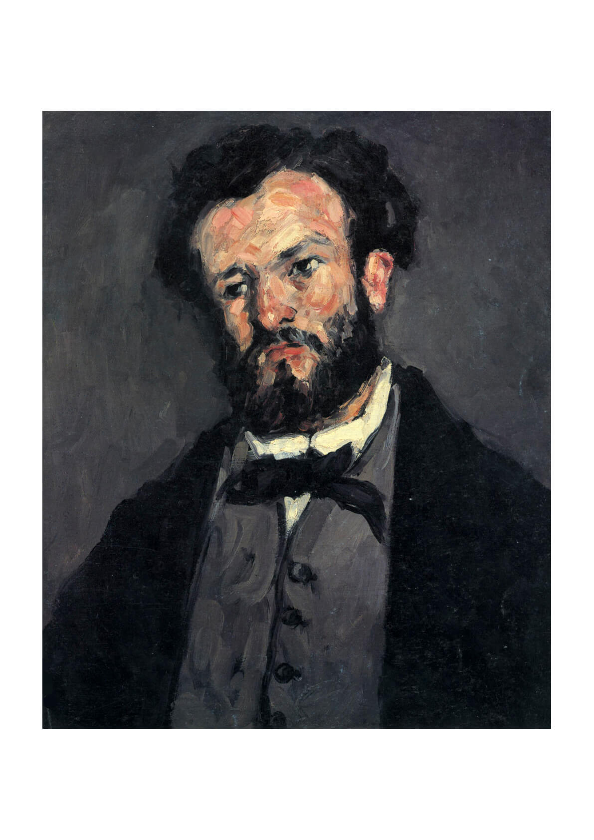 Paul Cezanne - Man in Black — Spiffing Prints