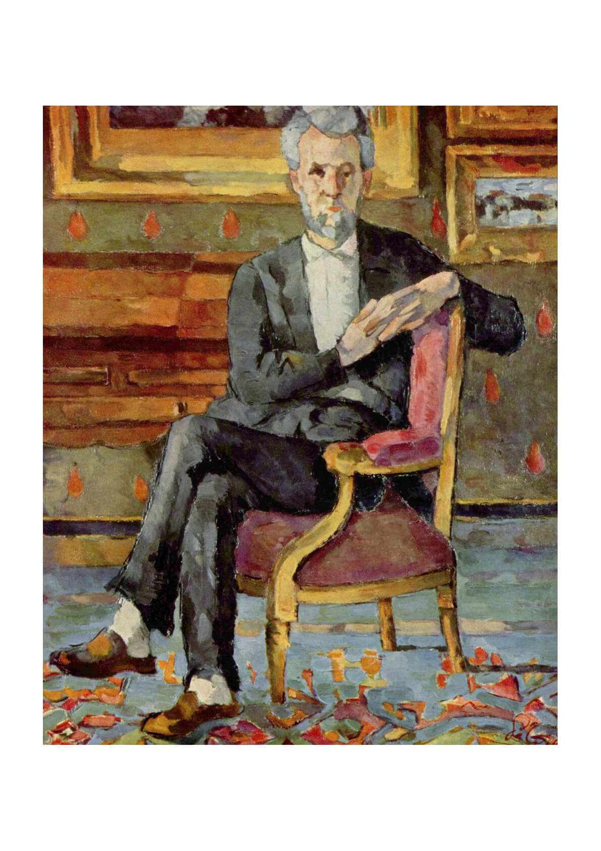 Paul Cezanne - On a Chair — Spiffing Prints