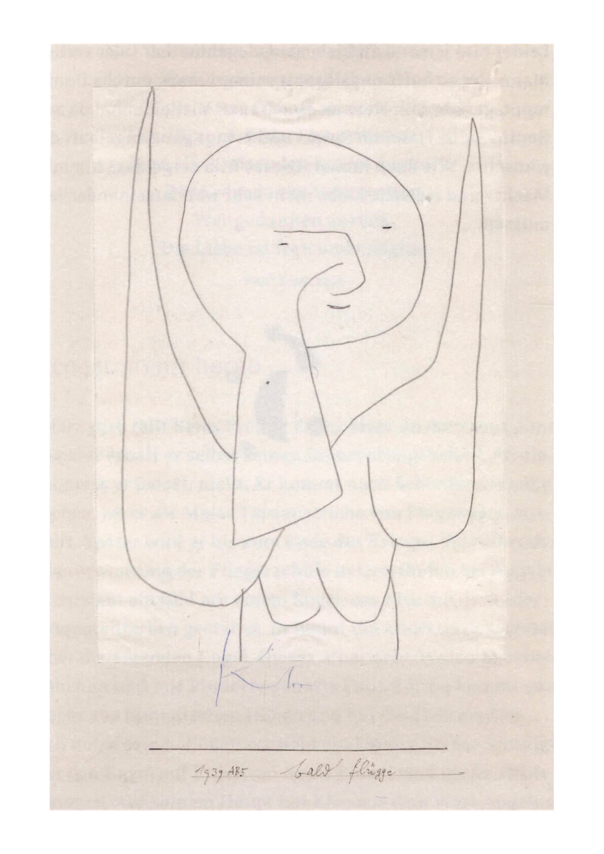 Paul Klee - Engel 1939 — Spiffing Prints