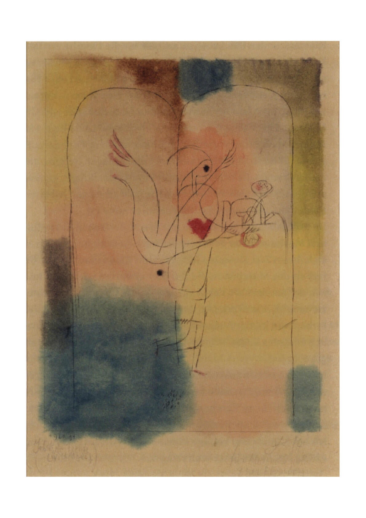 Paul Klee - Engel bringt — Spiffing Prints
